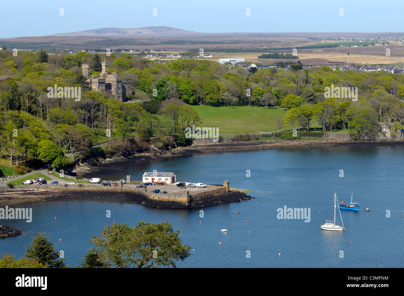 Lews Castle and Cuddy point in Stornoway Stock Photo - Alamy