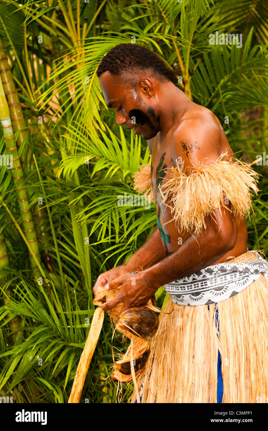 Fijian men hi-res stock photography and images - Alamy