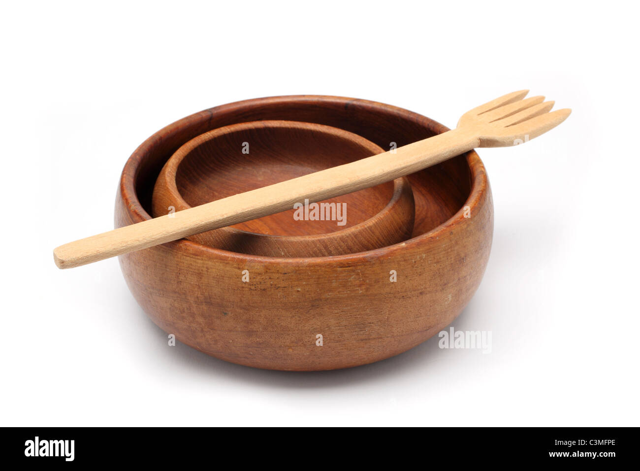 wooden empty bowl Stock Photo - Alamy
