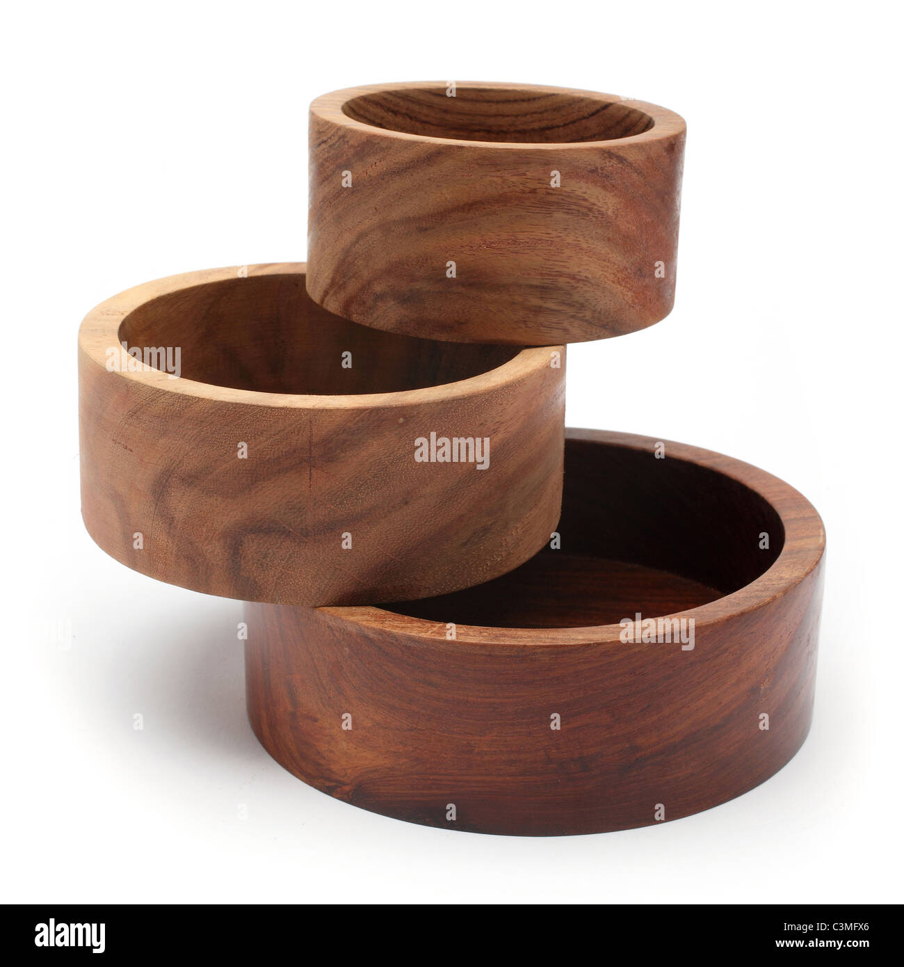 wooden empty bowl Stock Photo - Alamy