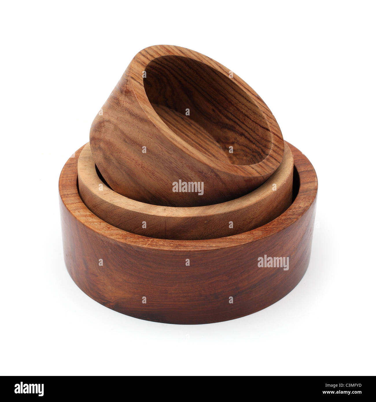 wooden empty bowl Stock Photo - Alamy