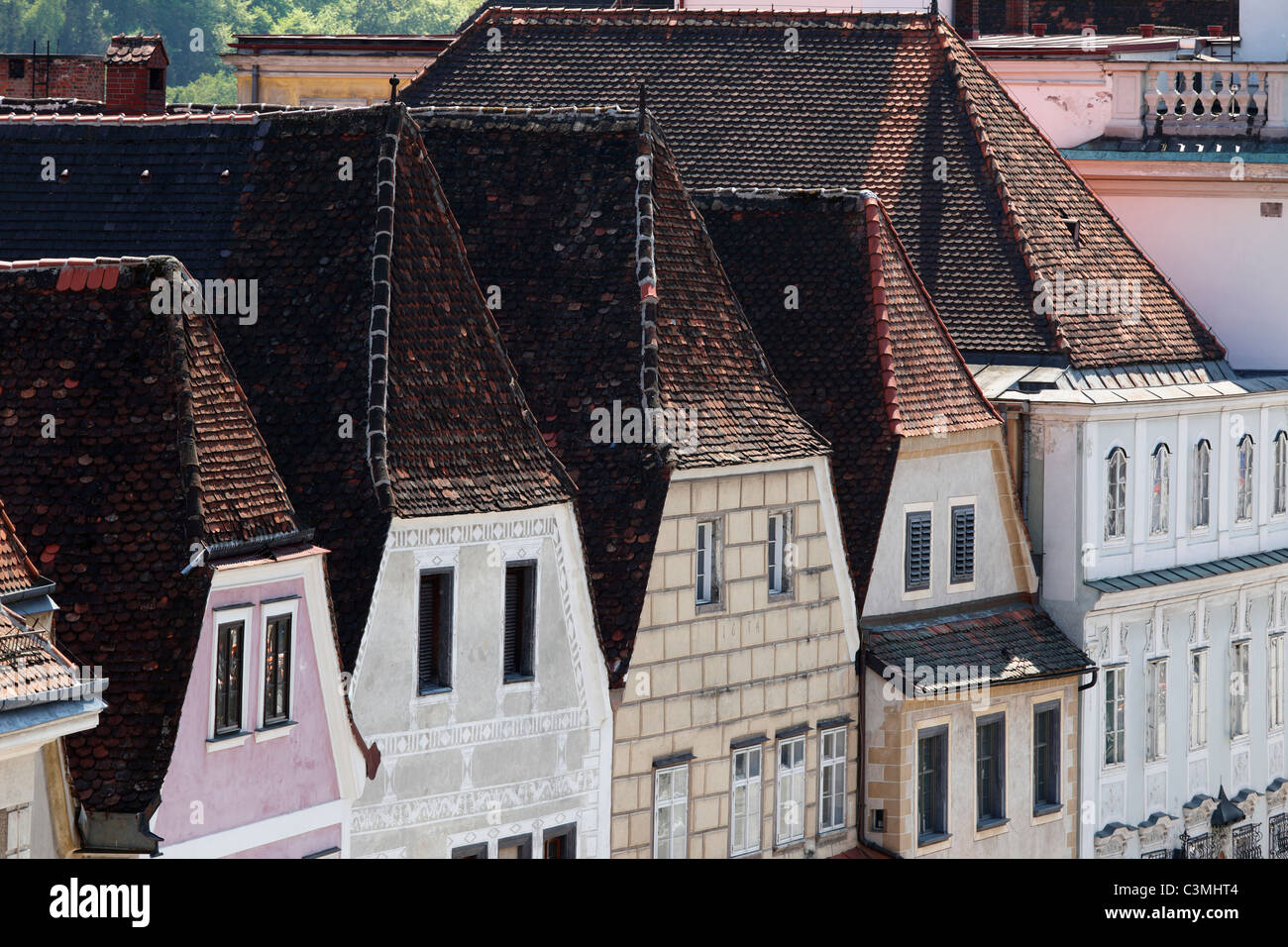 Austria, Upper Austria, Steyr, View of building exterior Stock Photo ...