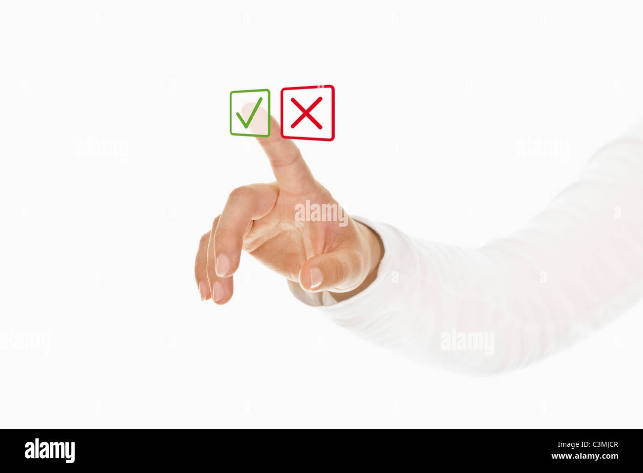 Yes no button hi-res stock photography and images - Alamy