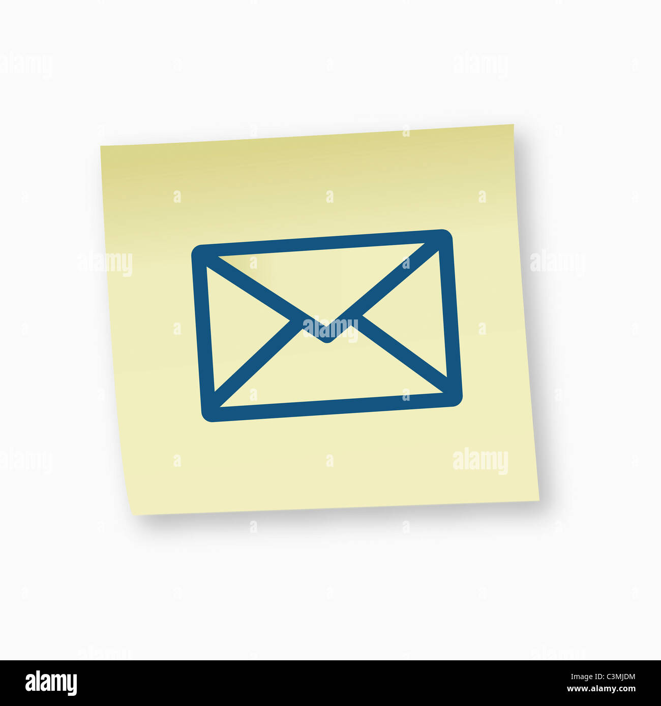 Single post it note hi-res stock photography and images - Alamy