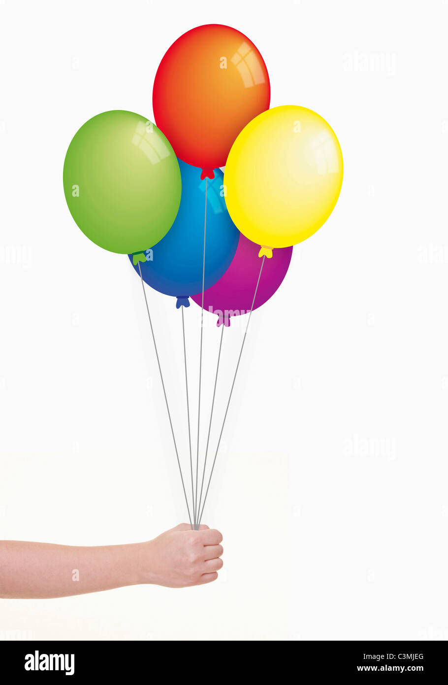 Coloured balloons close up hi-res stock photography and images - Alamy