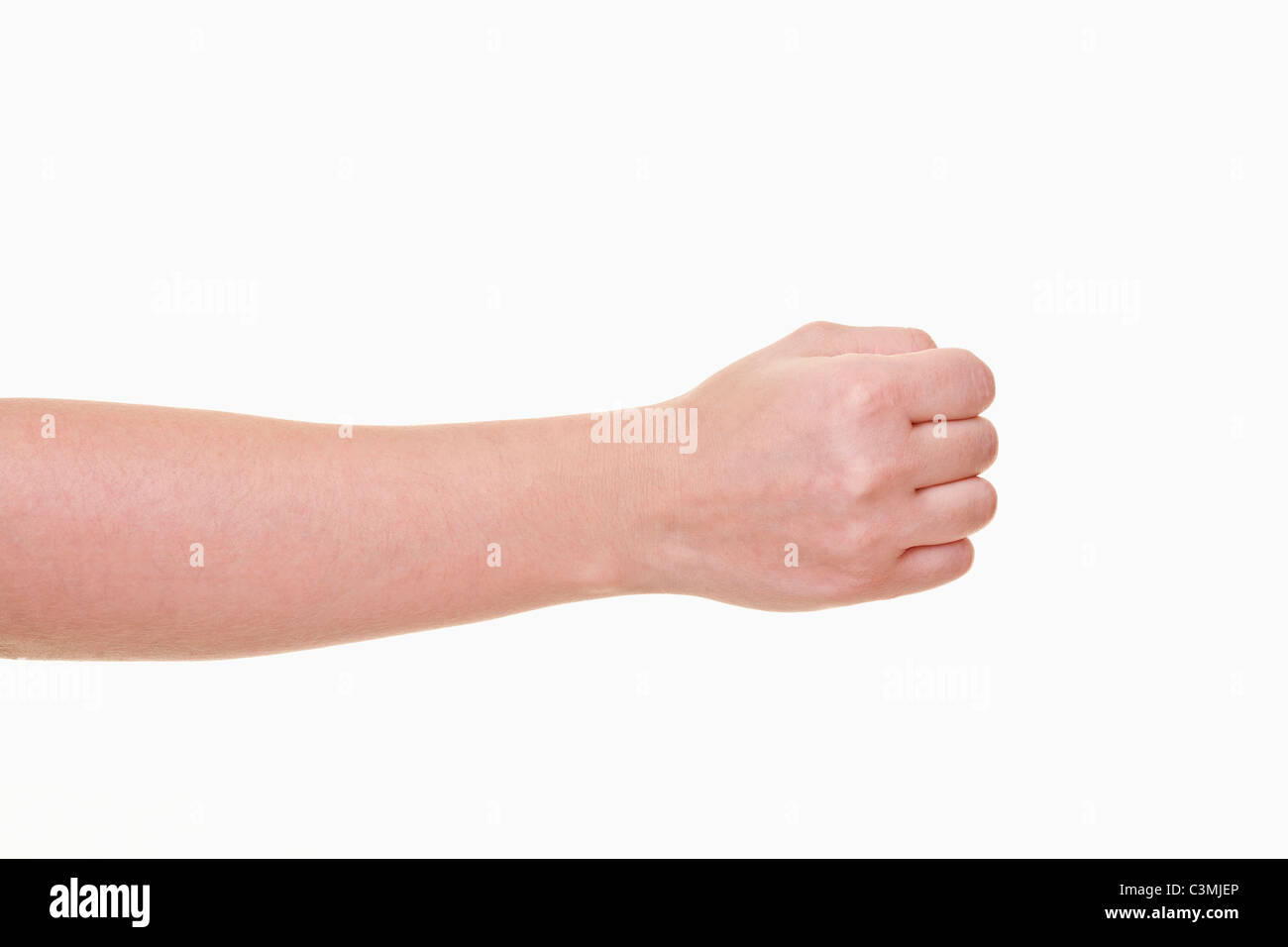Human hand against white background Stock Photo - Alamy