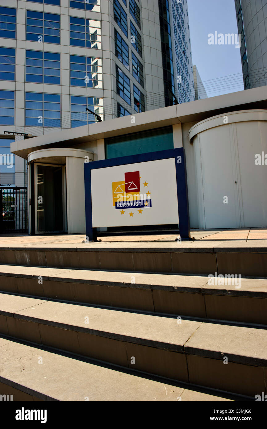 International Criminal Court / Eurojust building, The Hague Stock Photo ...