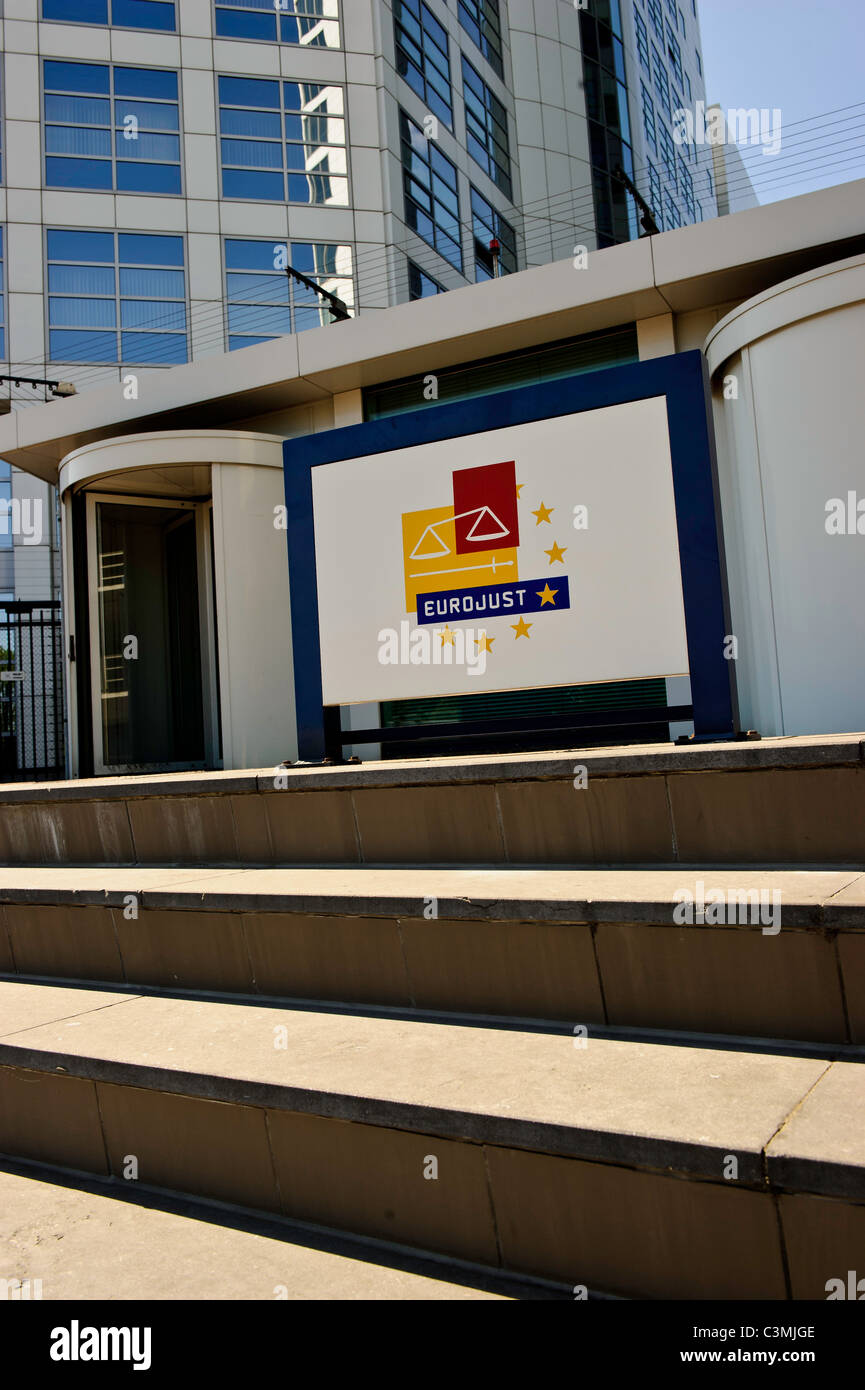 International Criminal Court / Eurojust building, The Hague Stock Photo ...