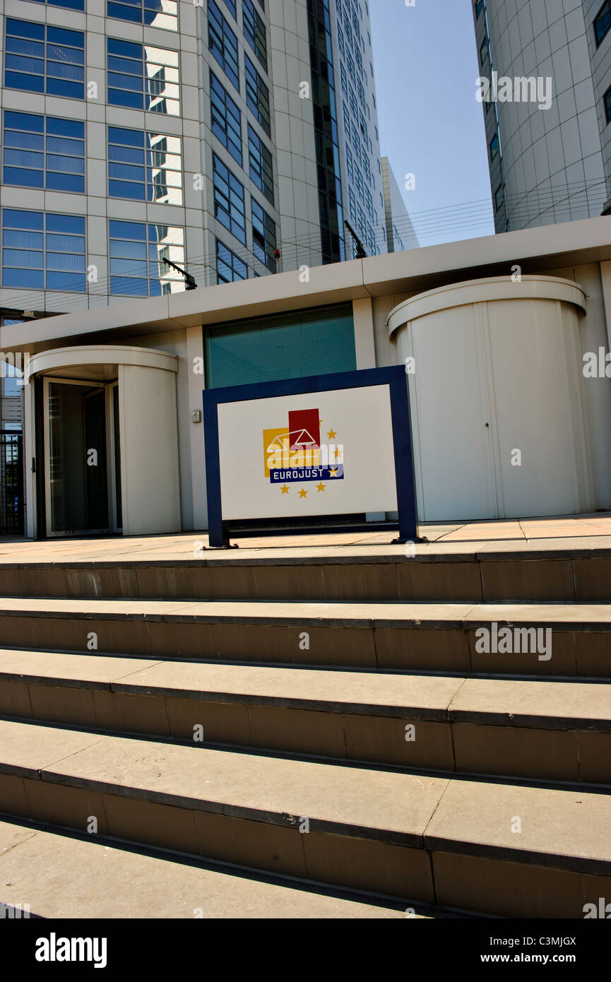 International Criminal Court / Eurojust building, The Hague Stock Photo ...