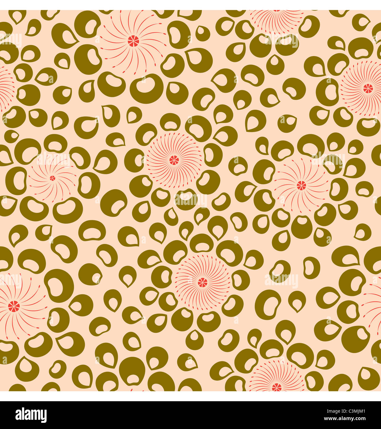 A depiction of a blooming flowers spreading around creating a beautiful ...