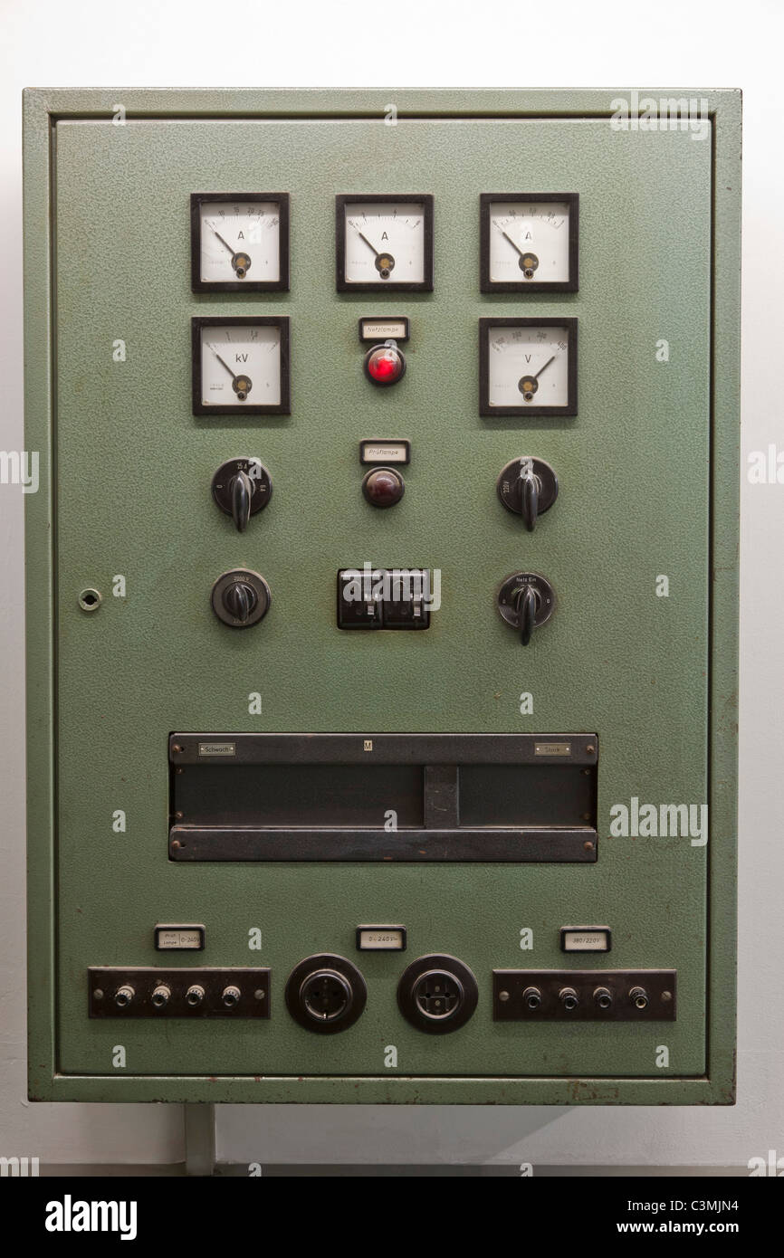 Power measuring instruments, close up Stock Photo - Alamy