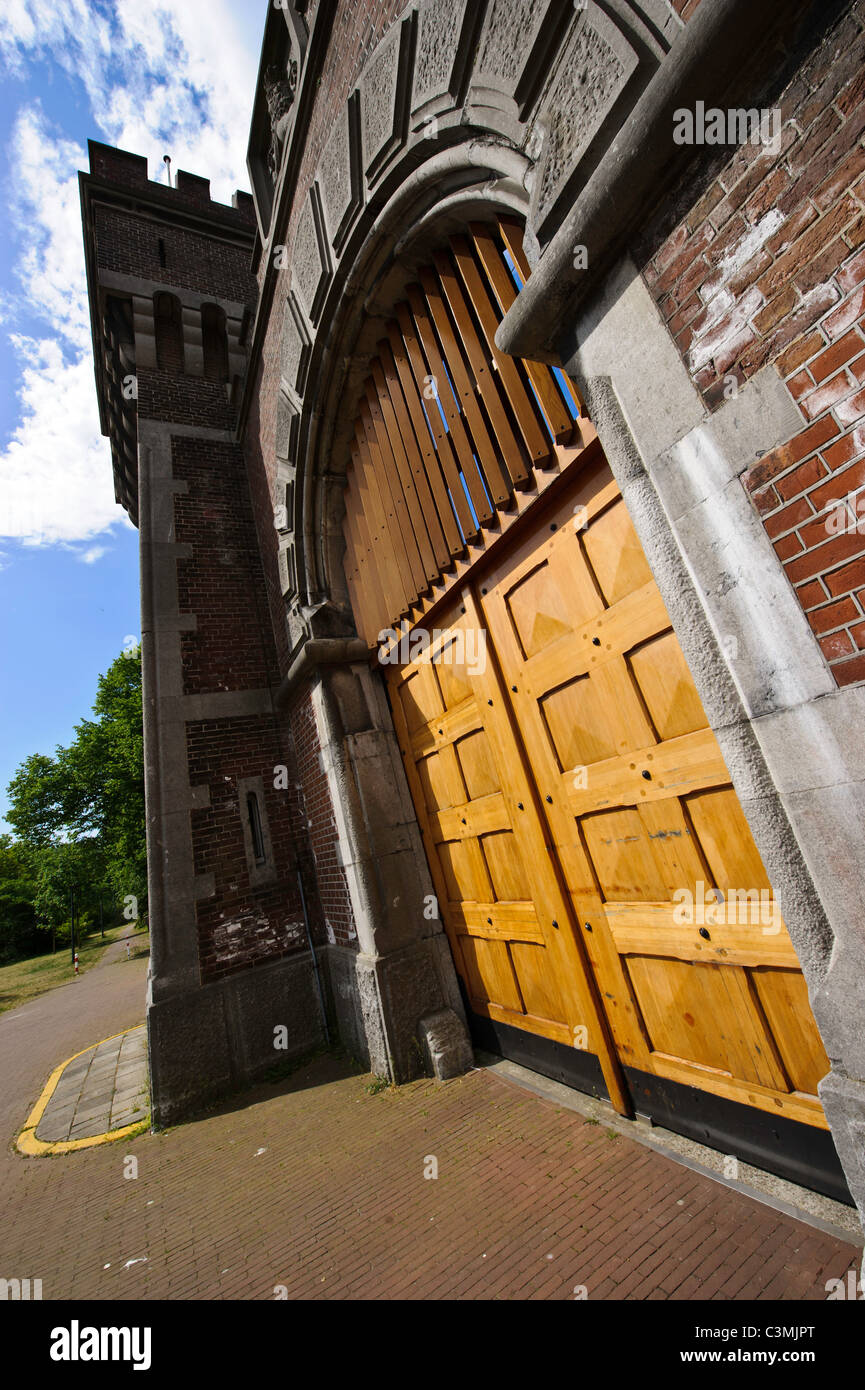 The east facing entrance to Scheveningen Prison, The Hague, Netherlands ...