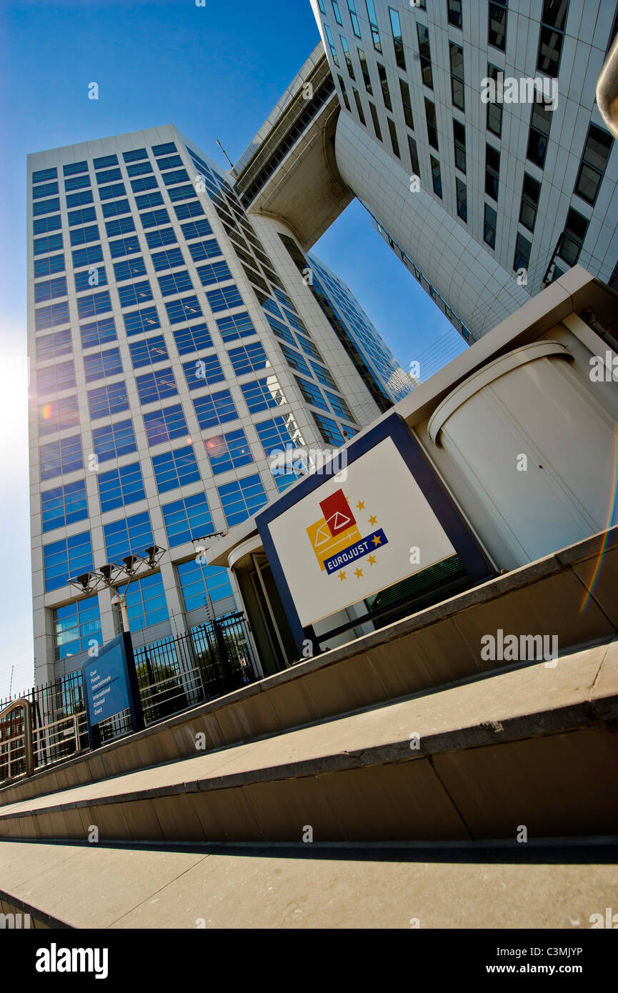 International Criminal Court / Eurojust building, The Hague Stock Photo ...