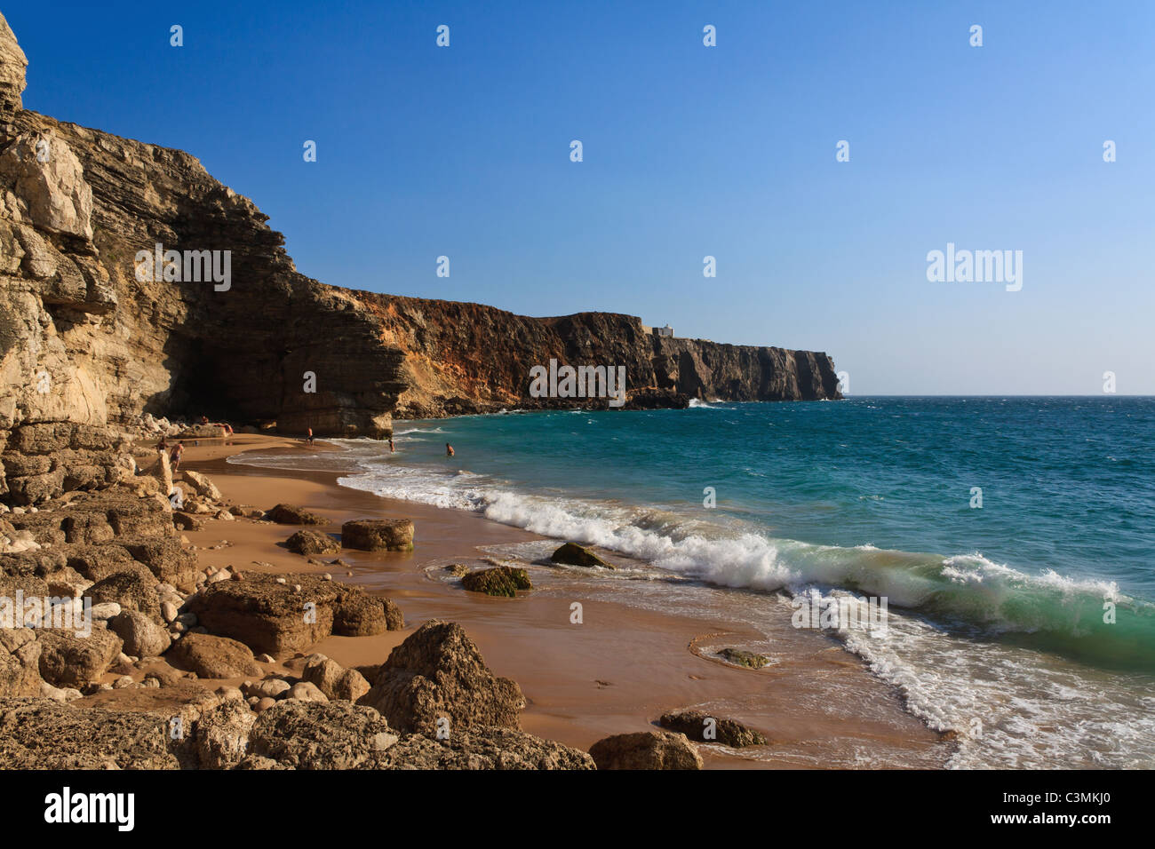 Portugal, Algarve, Sagres, View of Tonel beach Stock Photo - Alamy
