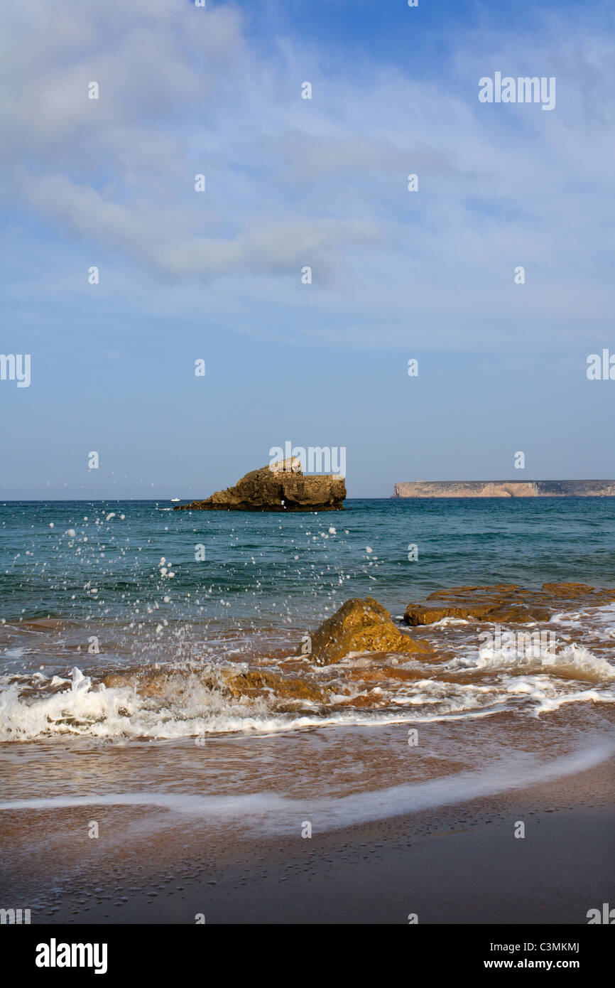 Portugal, Algarve, Sagres, View of Tonel beach Stock Photo - Alamy