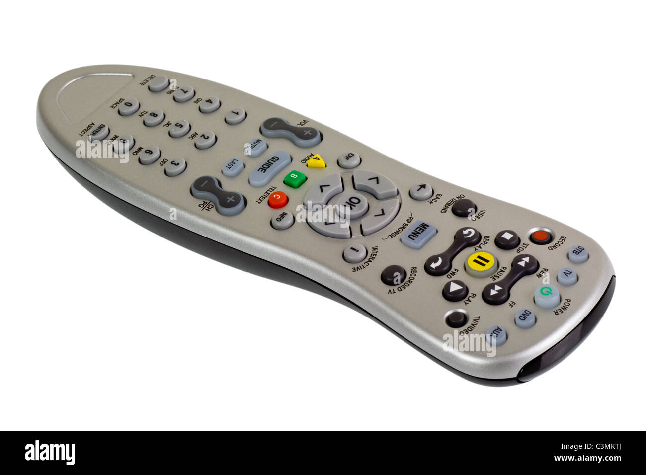 Remote control isolated on white background Stock Photo - Alamy