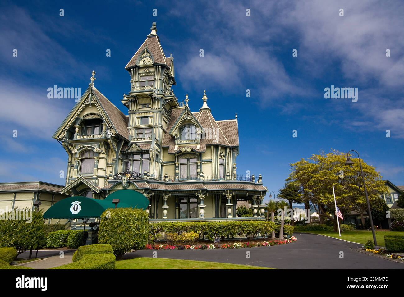 The Carson Mansion in Eureka California. American Queen Anne Style ...