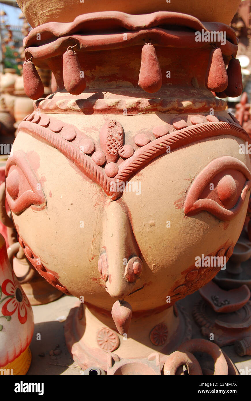 mud sculpture close-up Stock Photo - Alamy