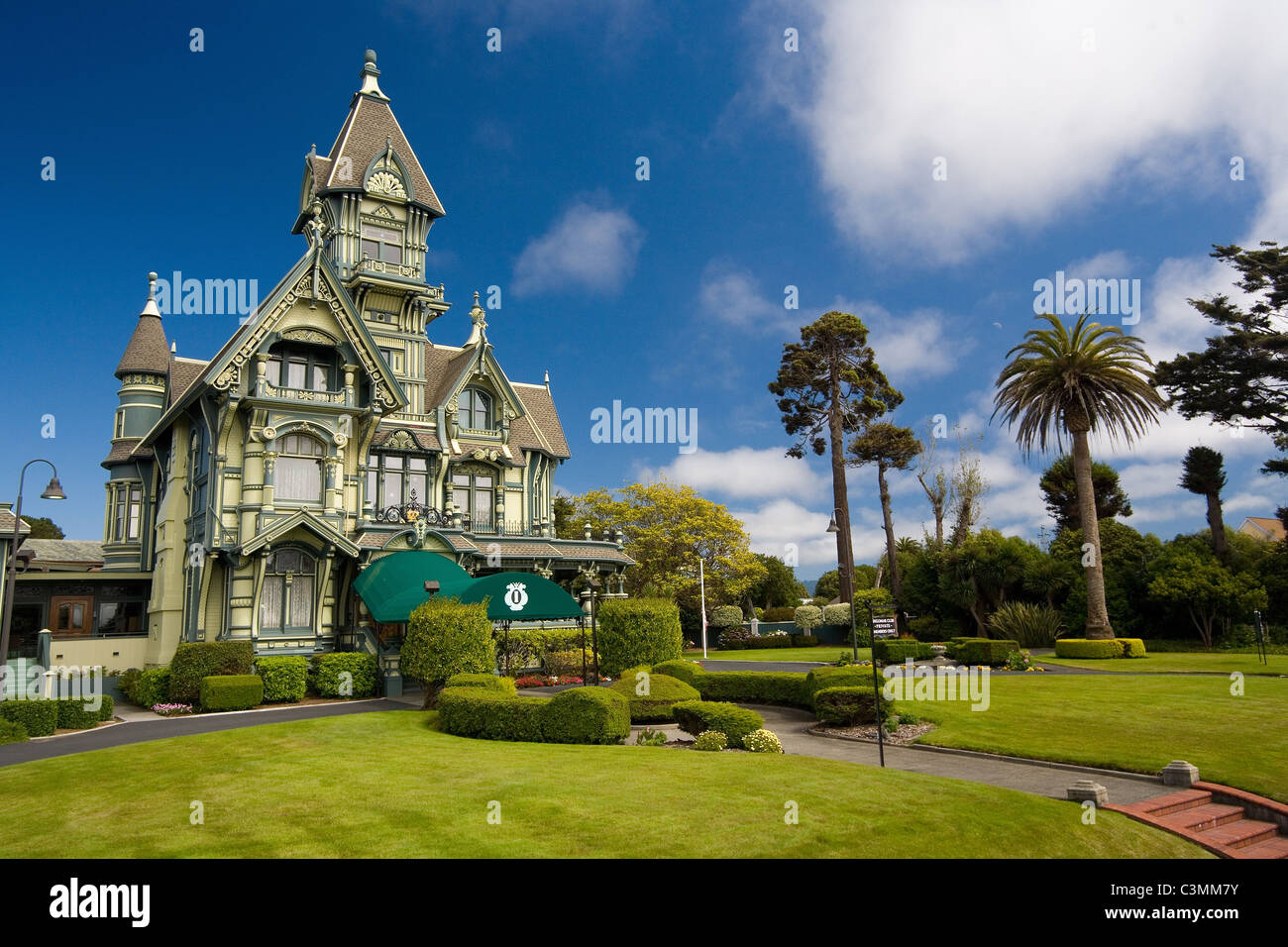 The Carson Mansion in Eureka California. American Queen Anne Style ...