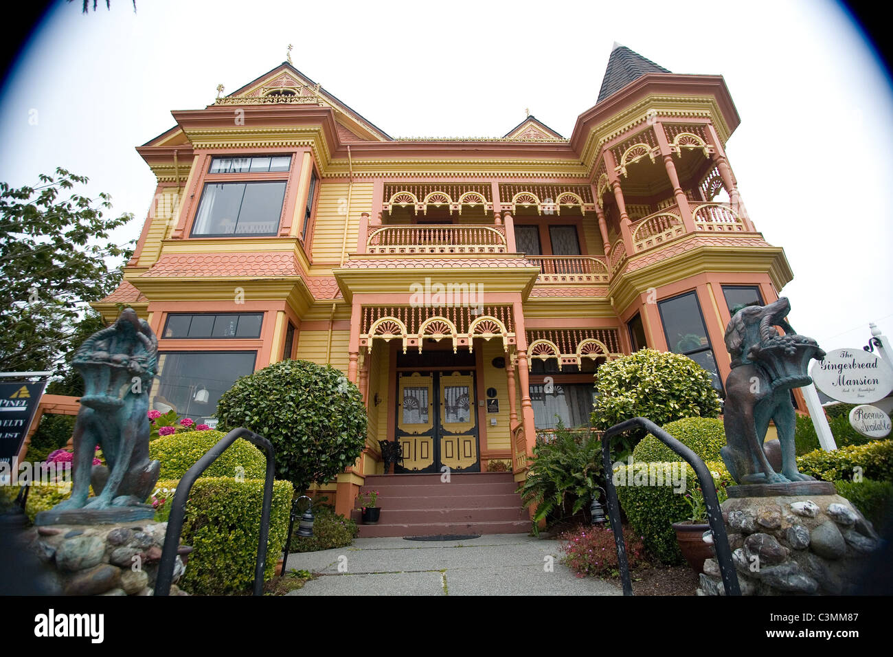 The Gingerbread Mansion in Ferndale, California USA Stock Photo - Alamy