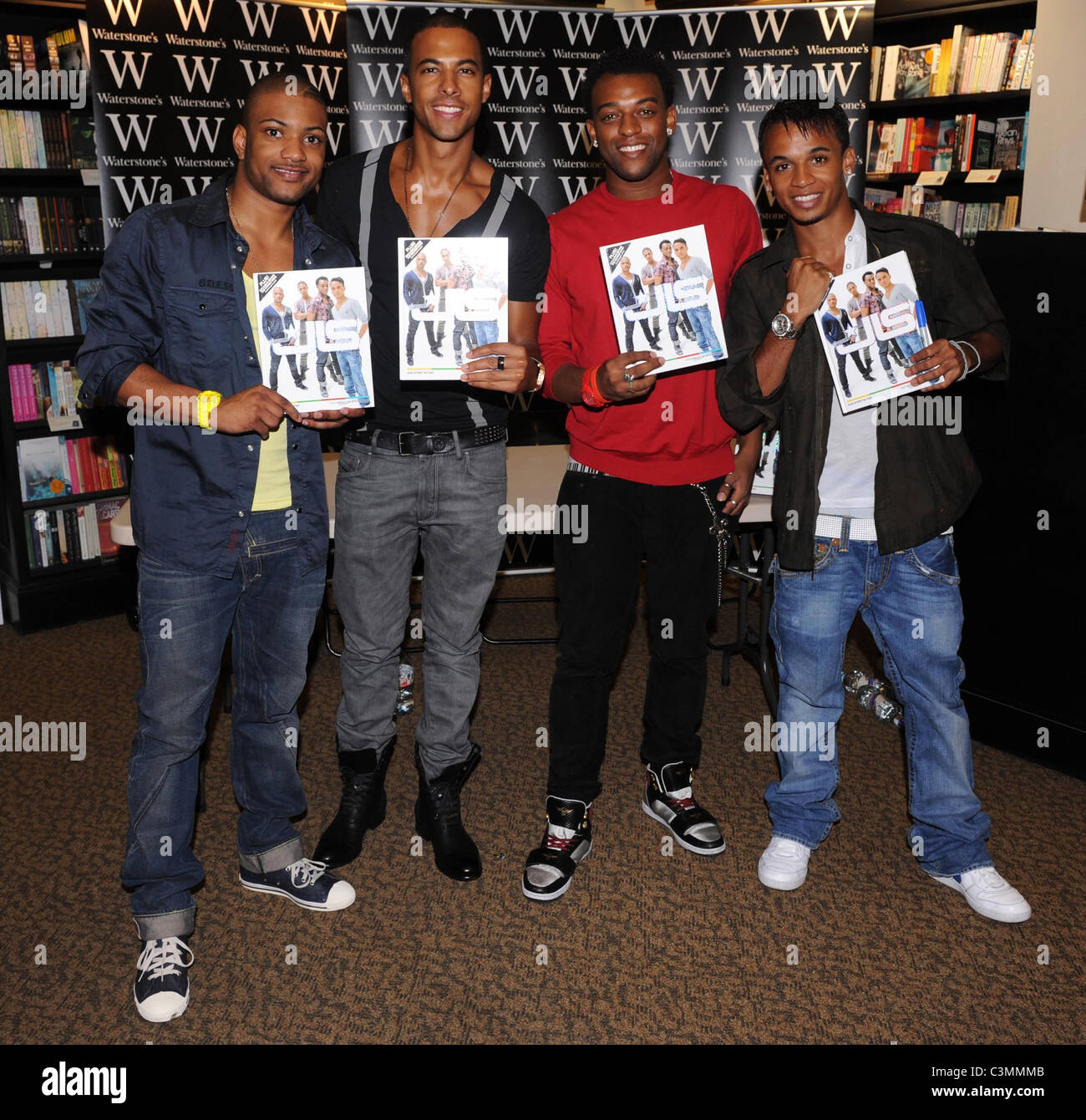 Jonathan 'JB' Gill, Marvin Humes, Oritse Williams and Aston Merrygold ...