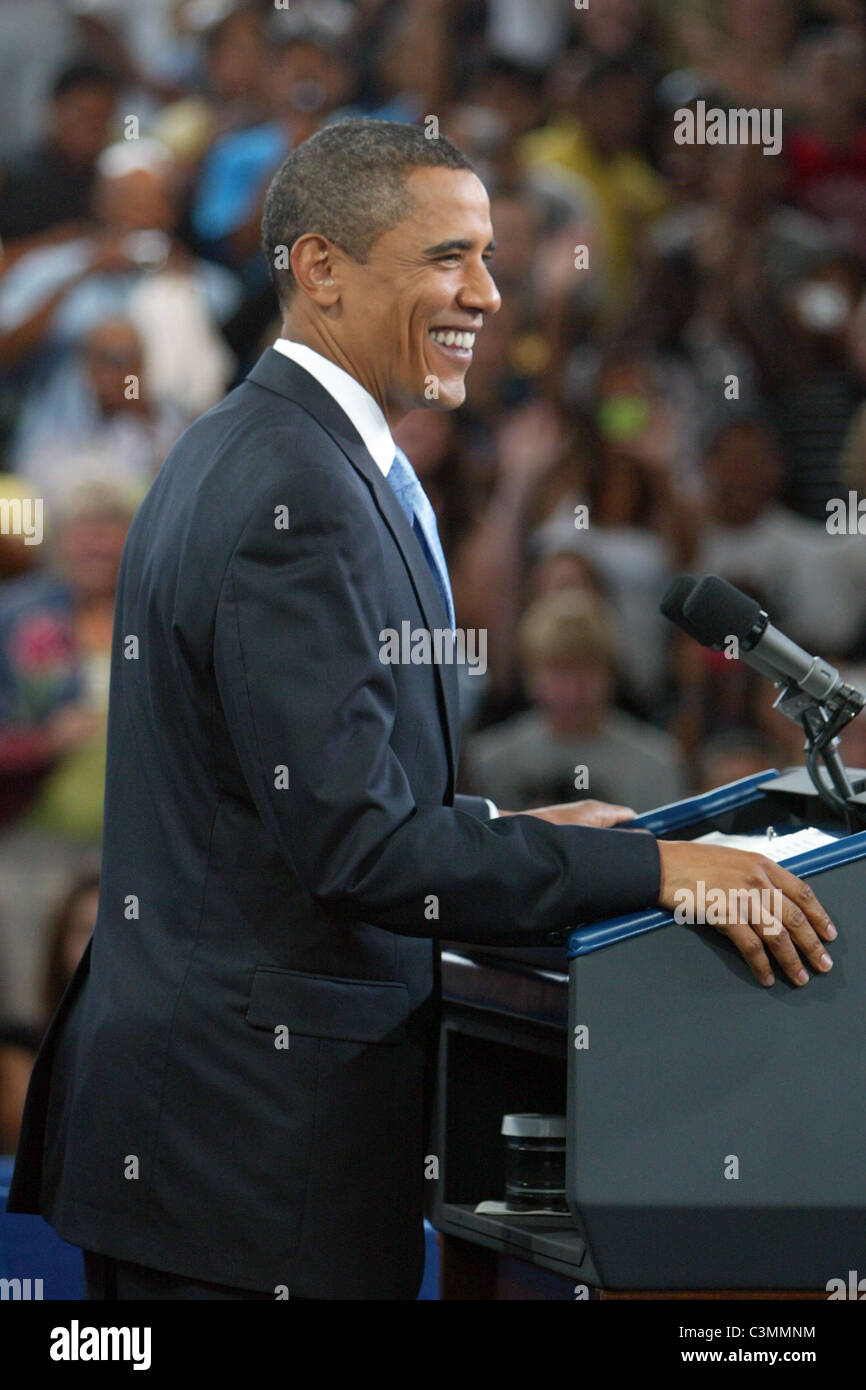 U.S. President Barack Obama speaks at Wakefield High School. Obama ...