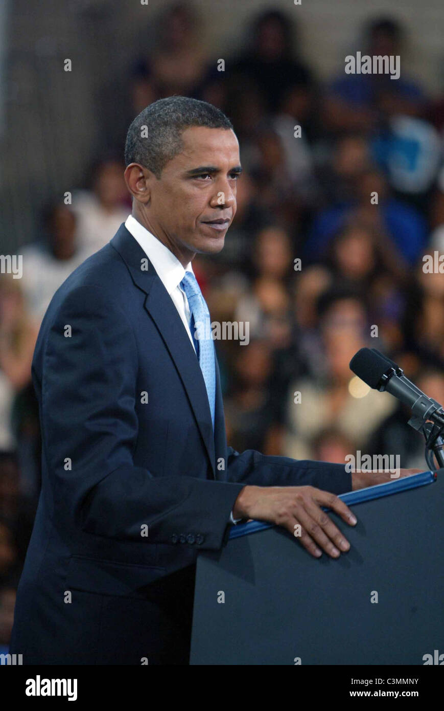 U.S. President Barack Obama speaks at Wakefield High School. Obama ...