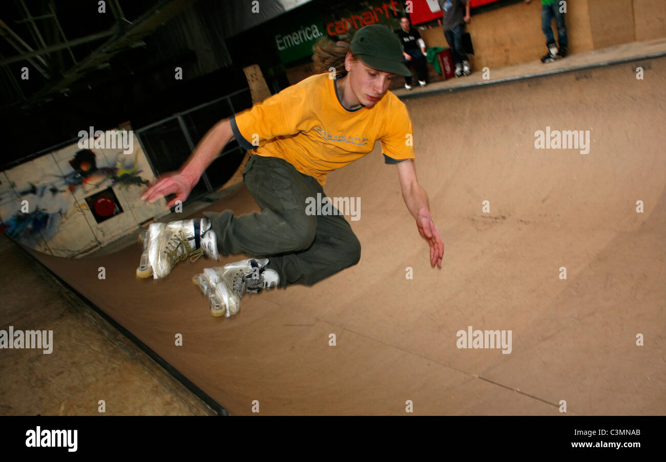 scating in The Netherlands Stock Photo - Alamy