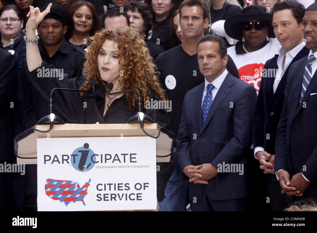 Bernadette Peters Celebrities kick off two major initiatives ...