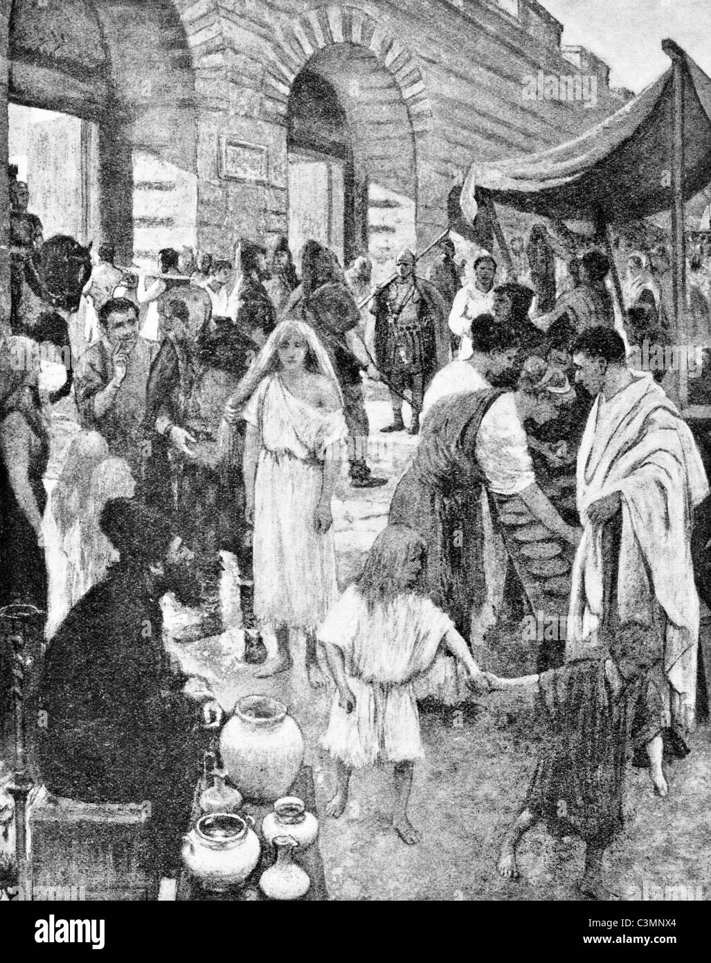 Roman Market Scene
