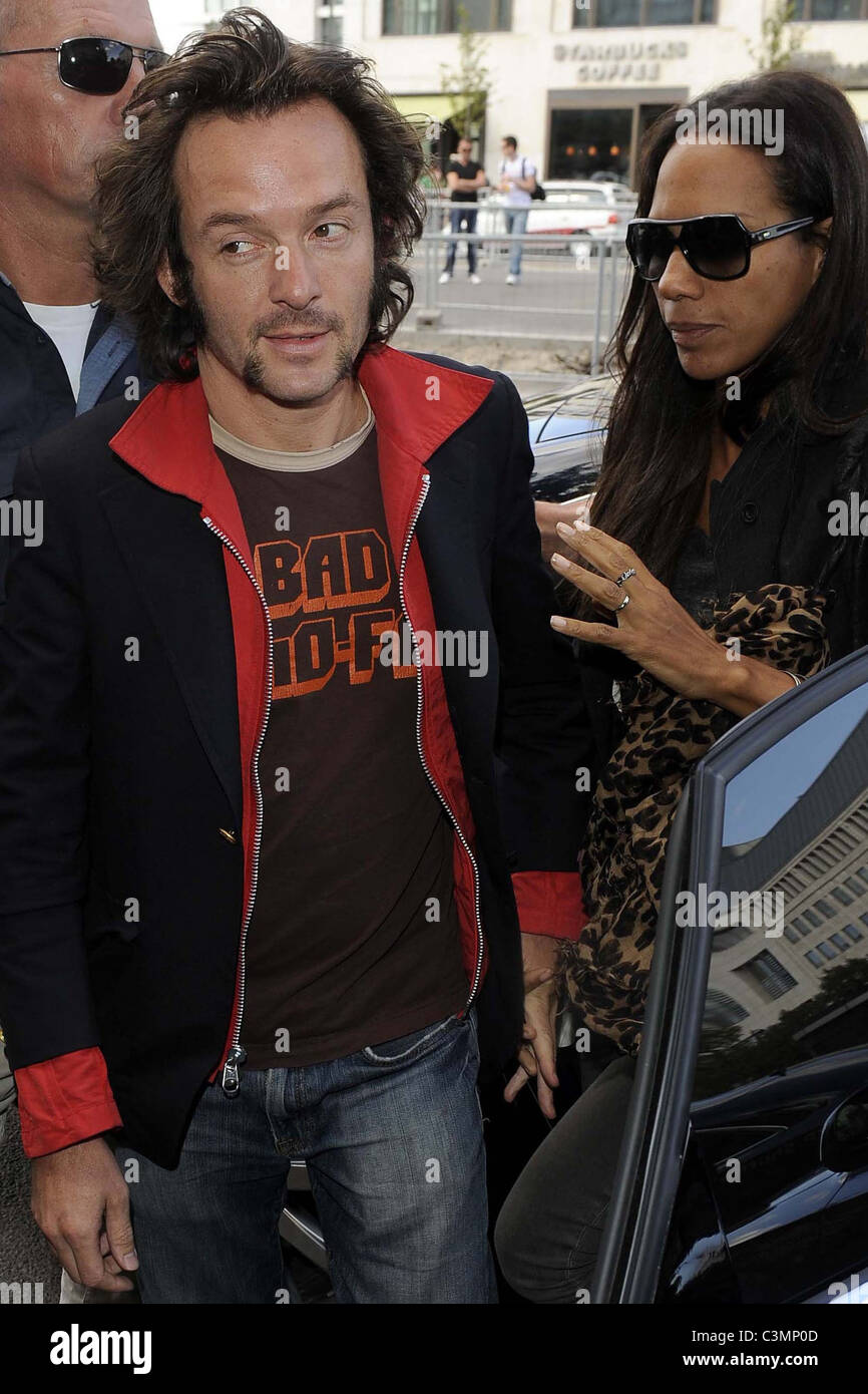 Barbara Feltus, aka Barbara Becker, and Arne Quinze arrive at Berlin ...