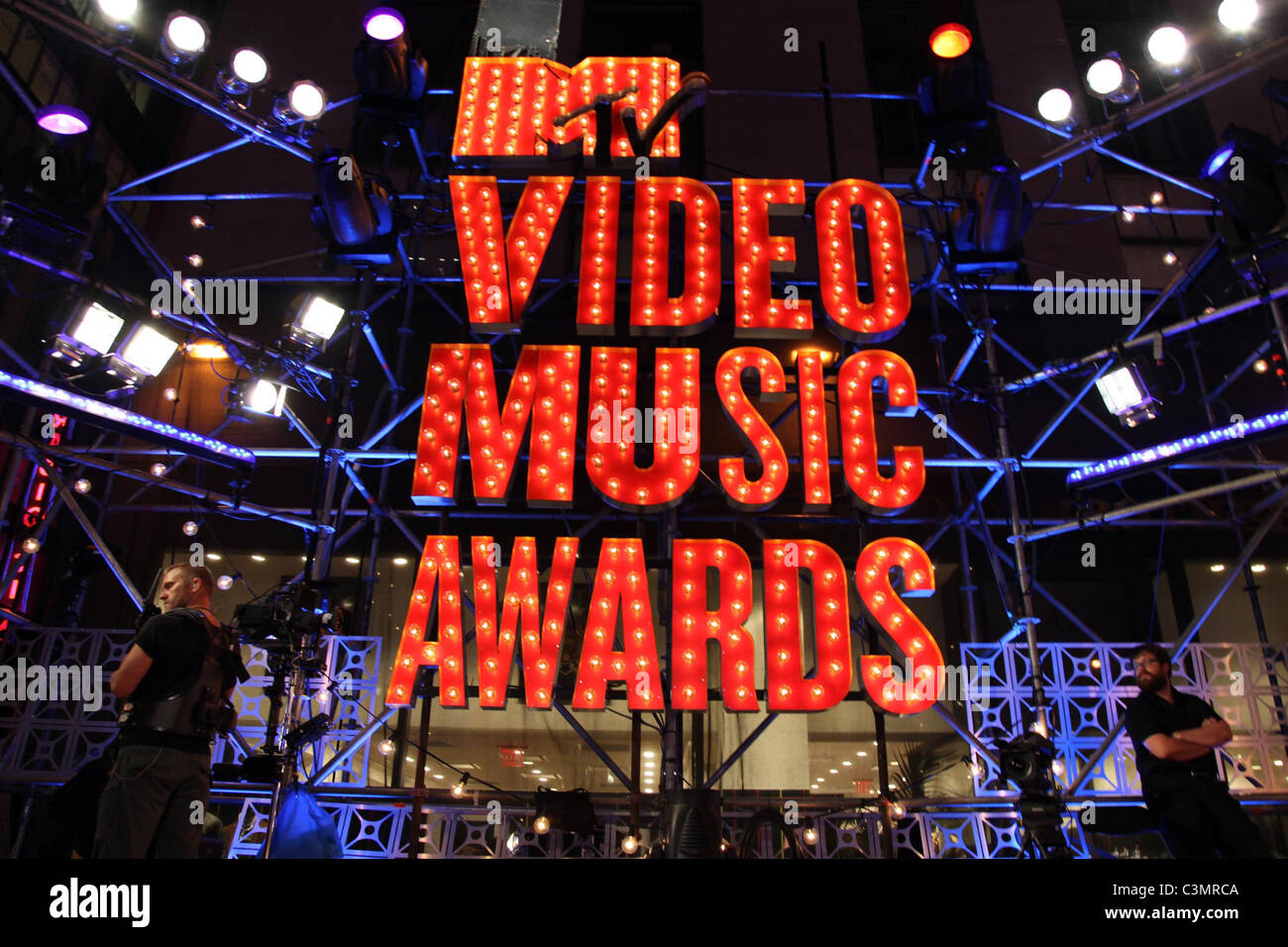 Atmosphere 2009 MTV Video Music Awards (VMA) held at the Radio City ...