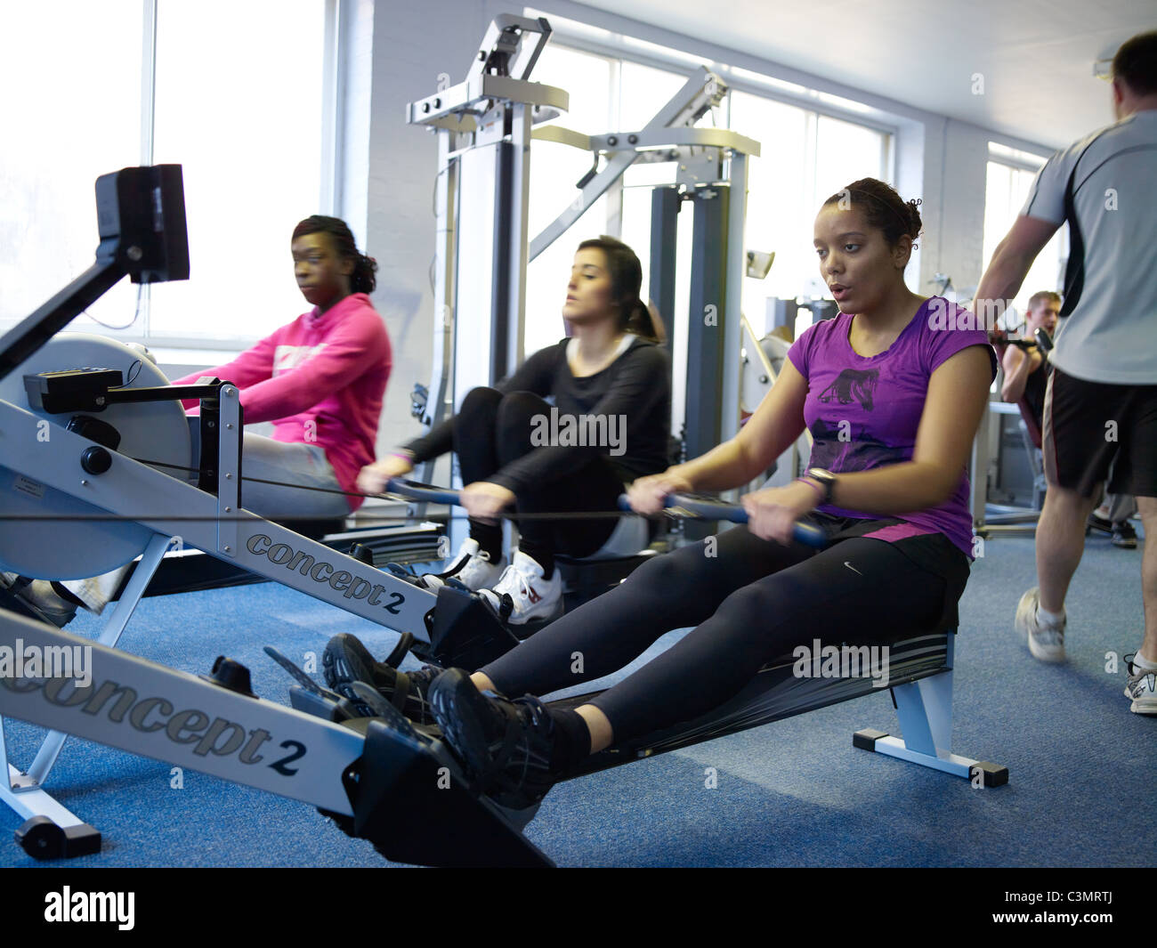 Students studying, sports coaching, careers Stock Photo - Alamy
