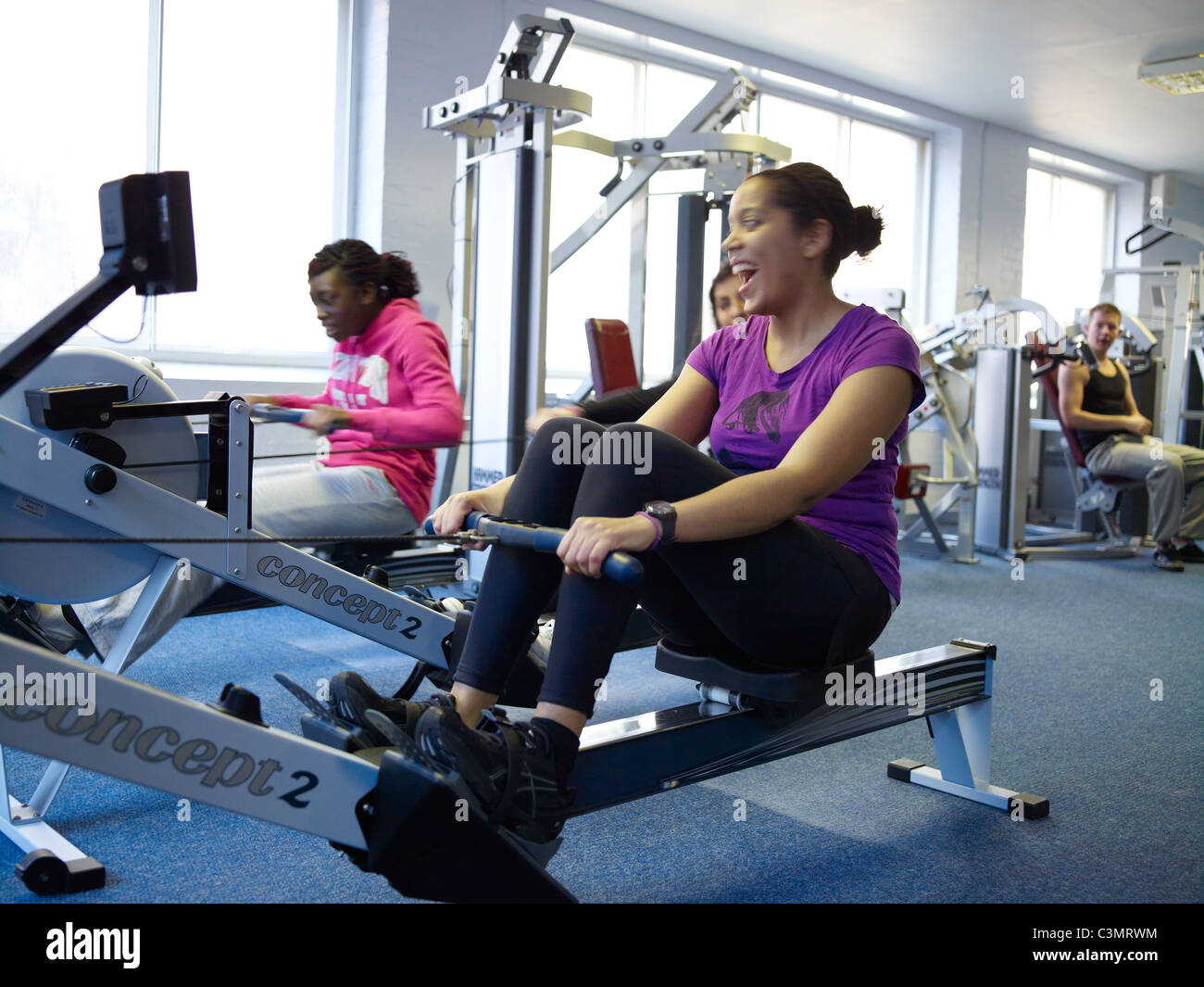 Students studying, sports coaching, careers Stock Photo - Alamy