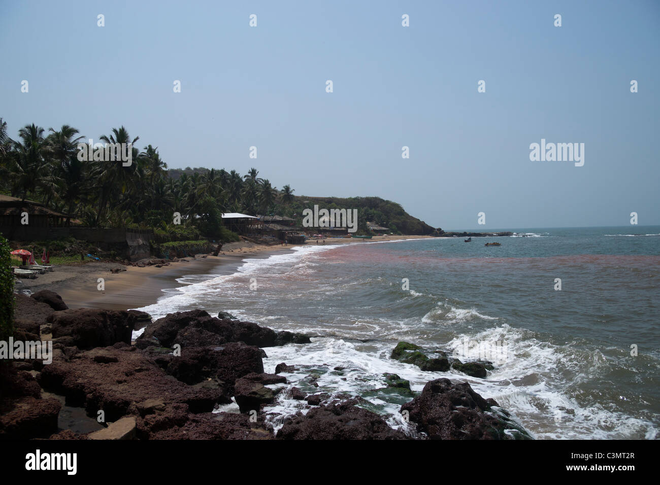 Anjuna beach in Goa, India Stock Photo - Alamy