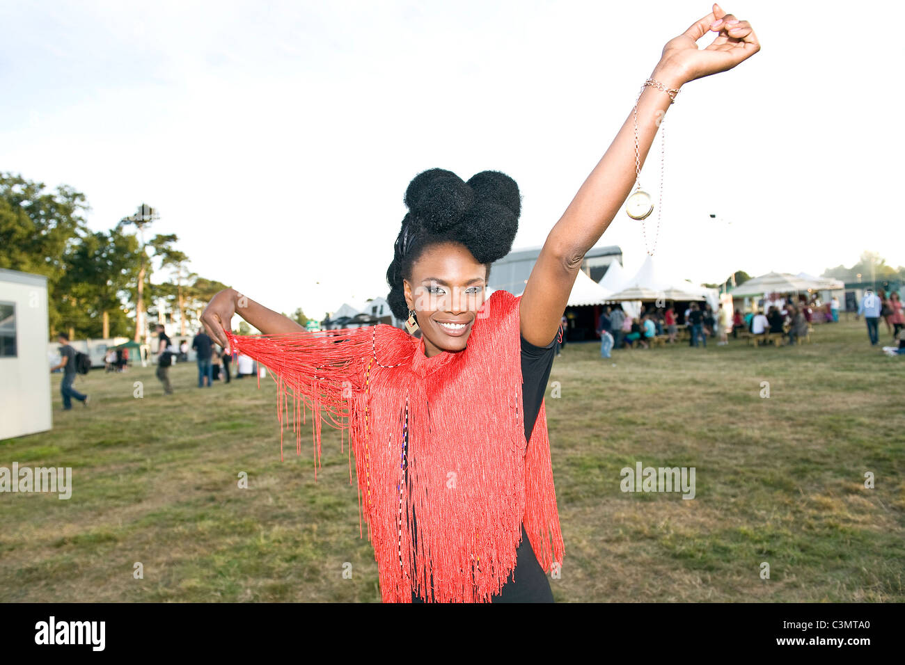 Singer Shingai Shoniwa of the Noisettes The V Festival at Hylands Park ...