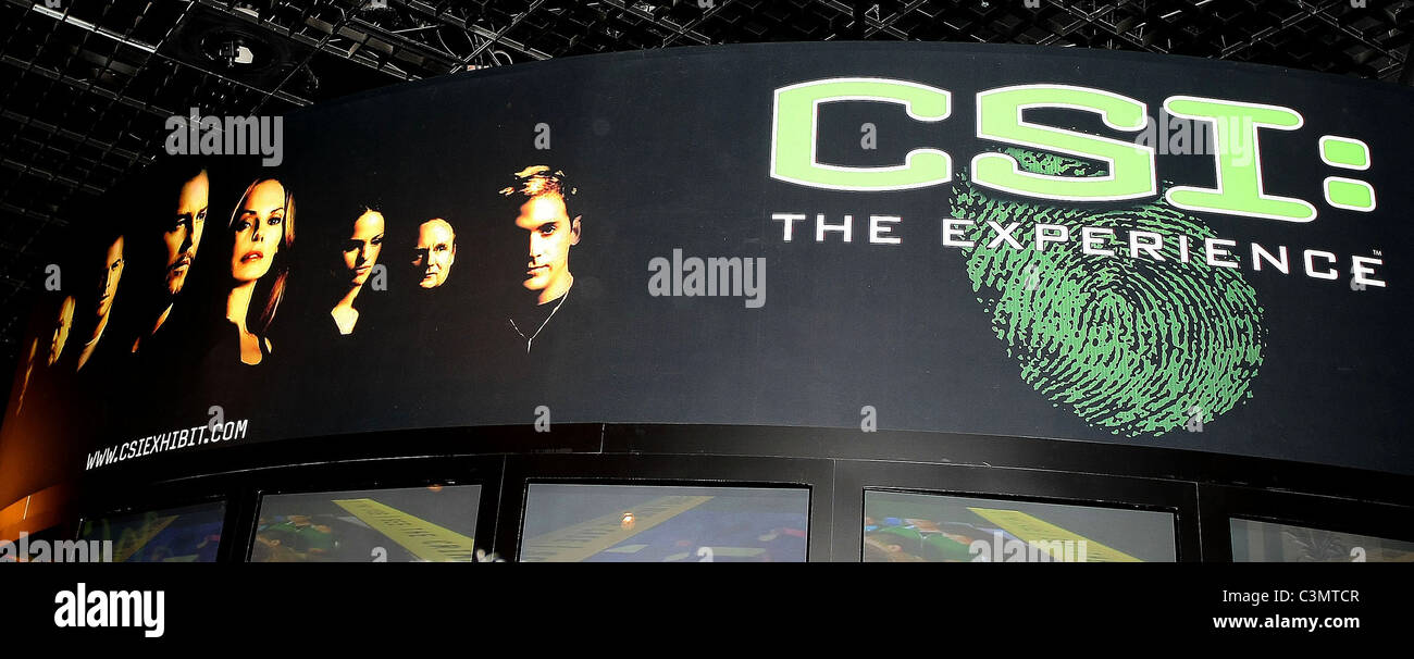 Atmosphere 'CSI: The Experience' grand opening held at MGM Grand Hotel ...