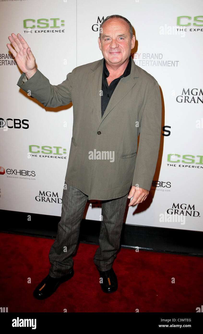 Paul Guilfoyle 'CSI: The Experience' grand opening held at MGM Grand ...