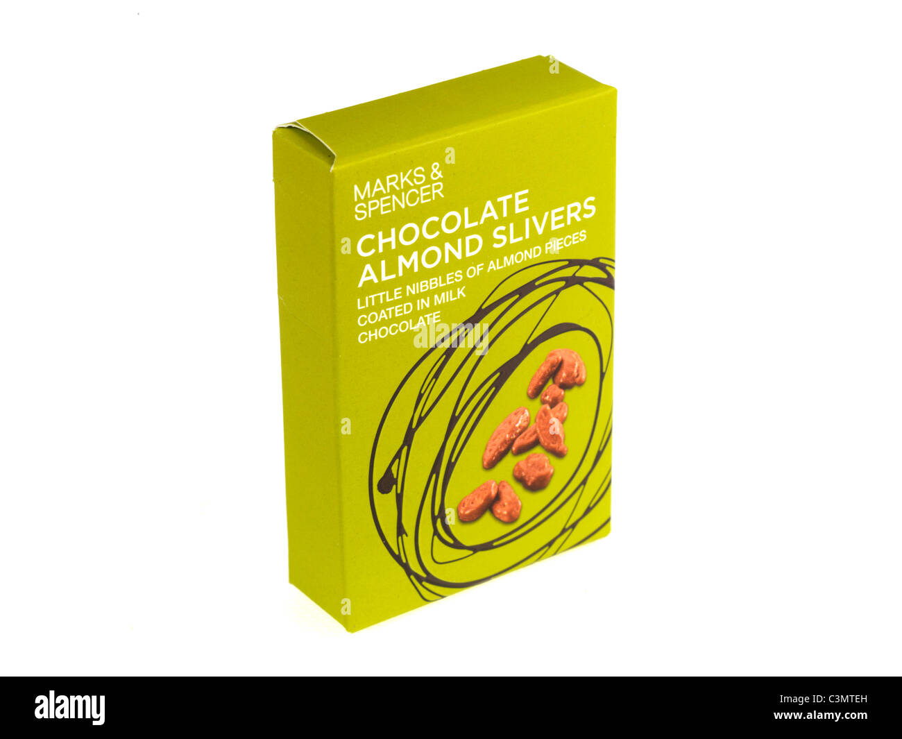 Chocolate Almond Slivers Stock Photo - Alamy