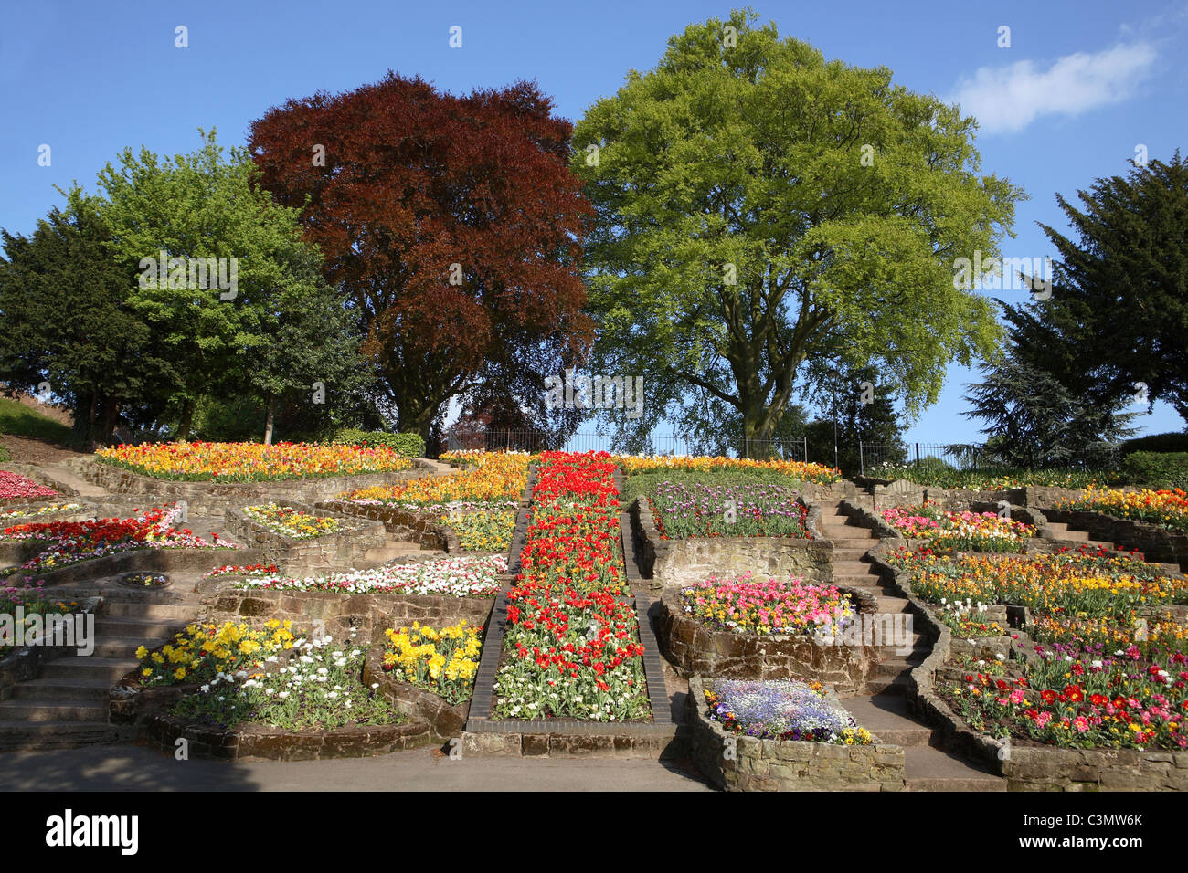 Stapenhill Gardens Burton Upon Trent Stock Photo - Alamy