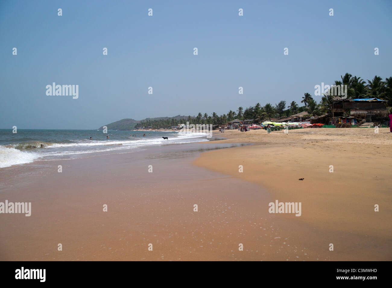 Anjuna beach in Goa, India Stock Photo - Alamy