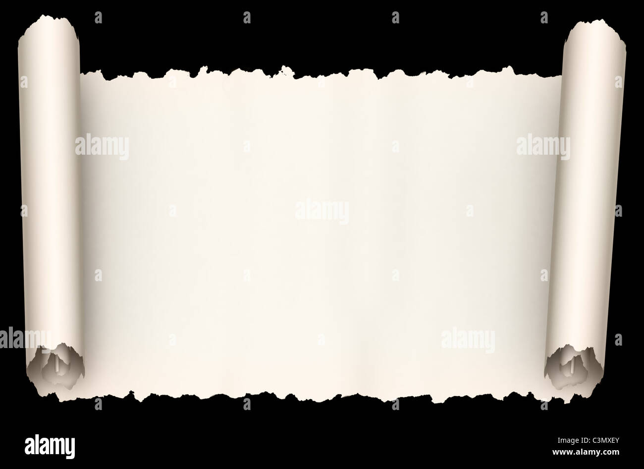 Paper manuscript, scroll Stock Photo - Alamy