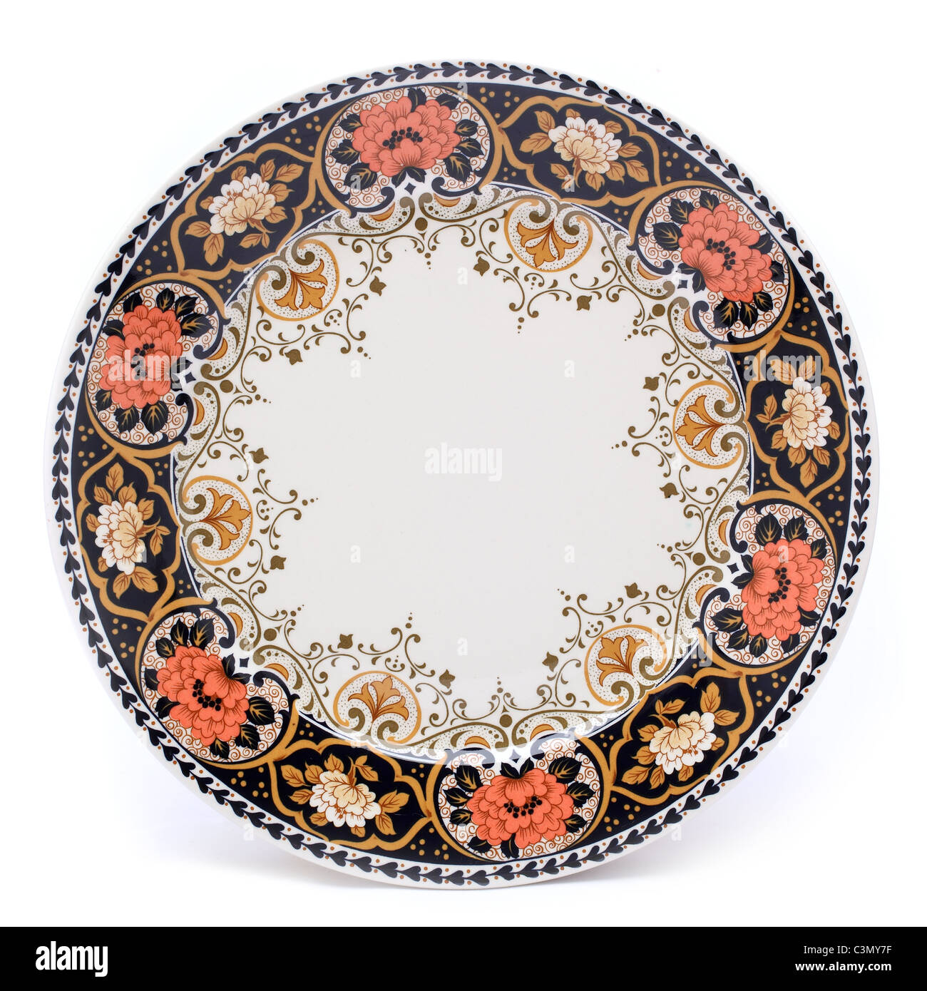 Vintage daisy plate Cut Out Stock Images & Pictures - Alamy