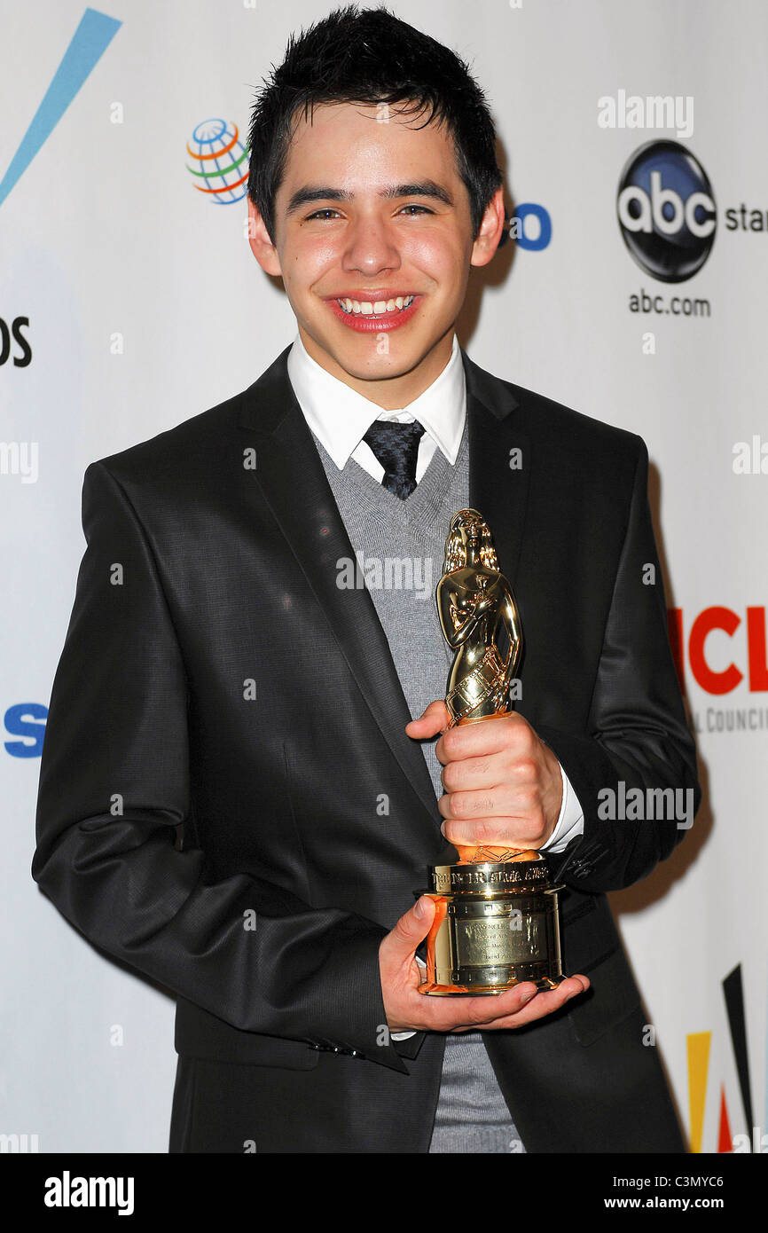 David Archuletta 2009 ALMA Awards - Press Room at Royce Hall, UCLA Los ...