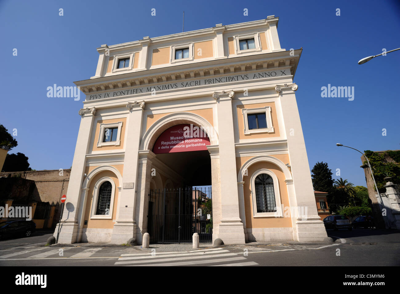 Italy, Rome, Gianicolo, Porta San Pancrazio, Museo della Repubblica ...