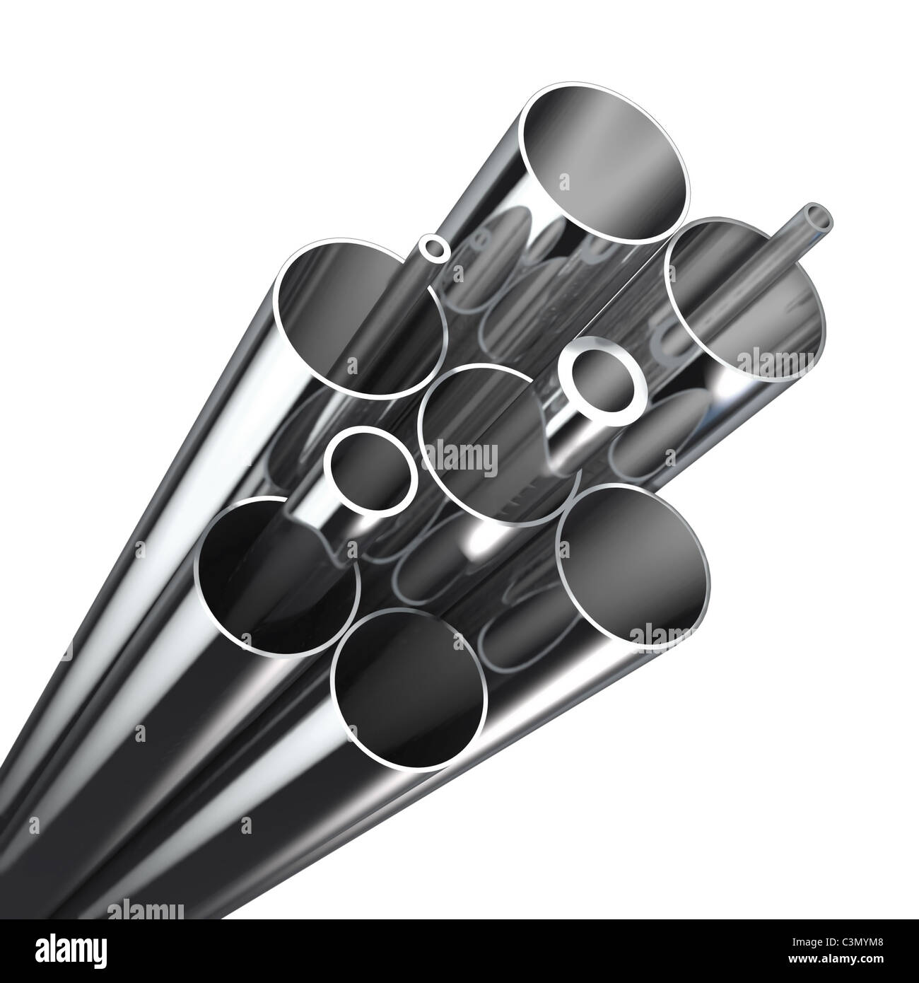 Construction cylinder engineering metal pipe pipeline render tube hi ...