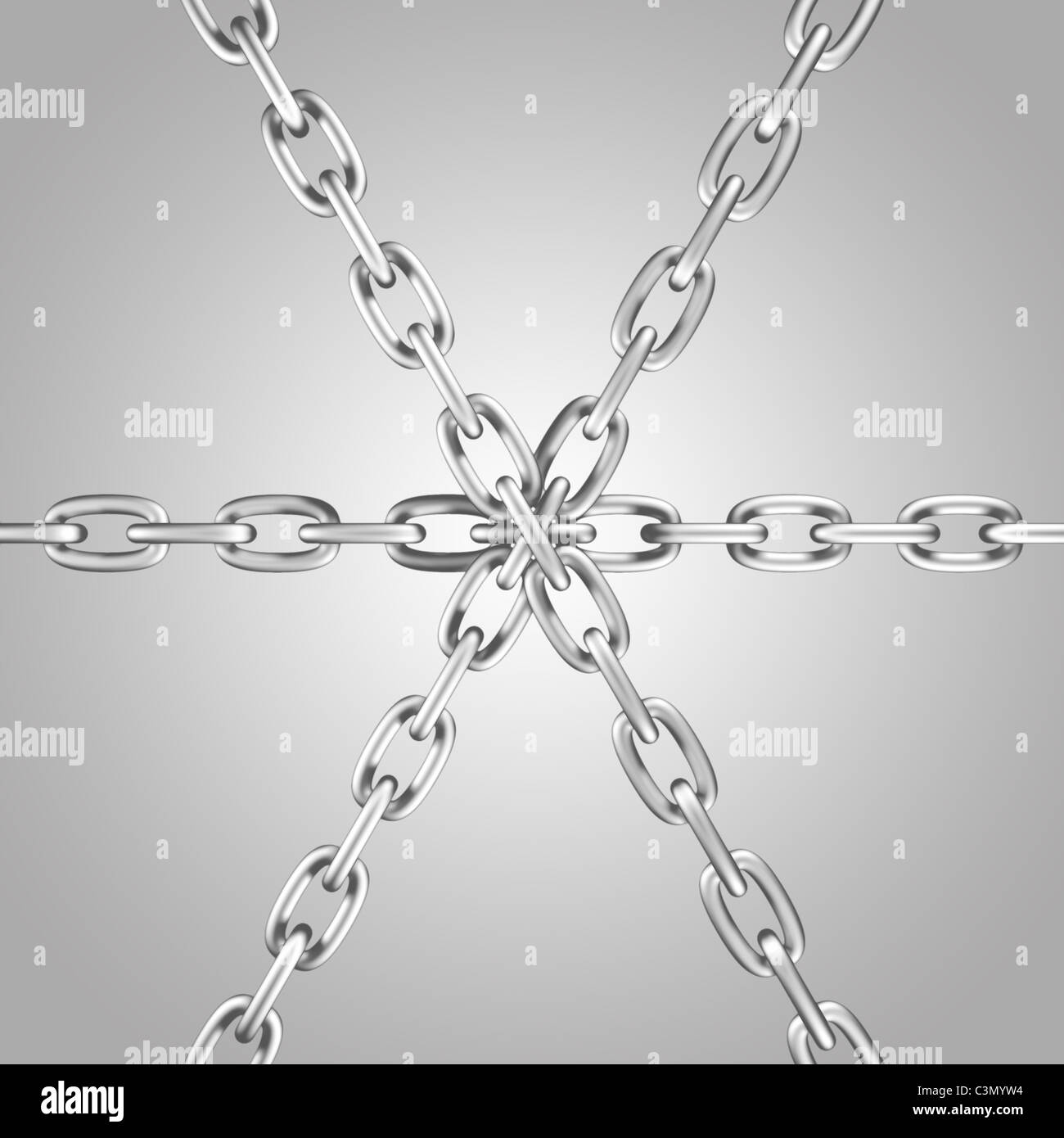 Chain link circle hi-res stock photography and images - Alamy