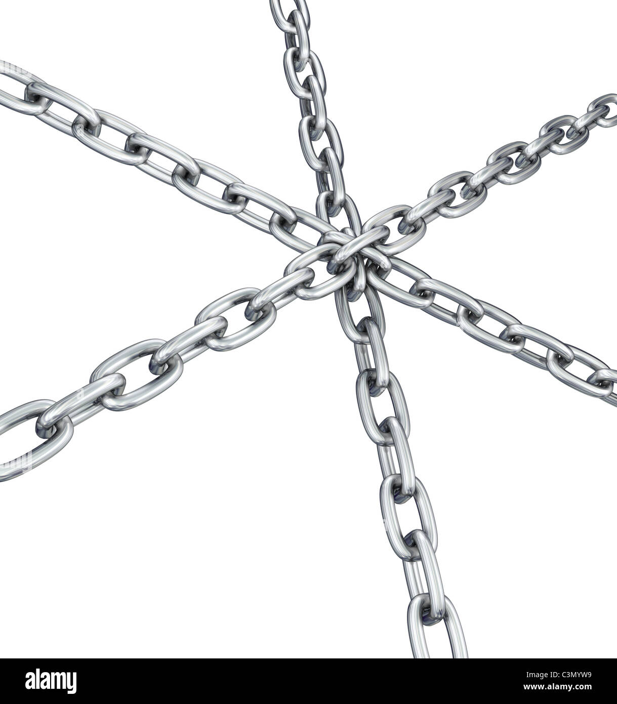 Chain link circle hi-res stock photography and images - Alamy