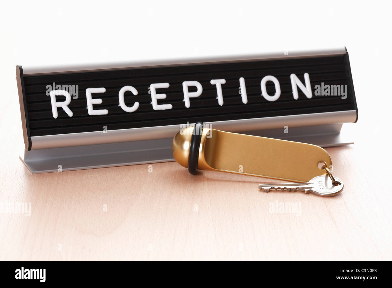 Reception desk hotel sign hi-res stock photography and images - Alamy