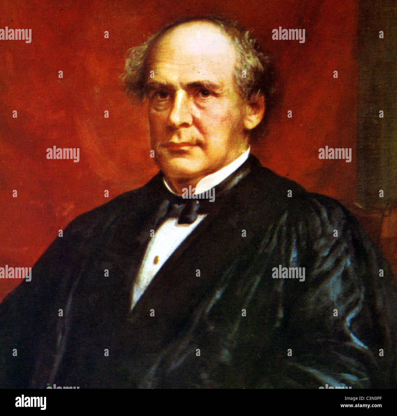 SALMON P CHASE (1808-1873) US politician and Treasury Secretary under ...